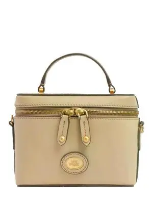THE BRIDGE Leather Tote Bag - Neutrals