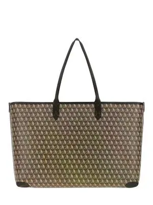 ANYA HINDMARCH I Am A Plastic Bag' Zipped Tote Bag - Brown