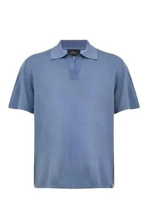 Brioni Piqué Polo Shirt - Blue