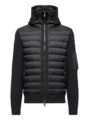 Moncler Padded Zip-up Cardigan - Black