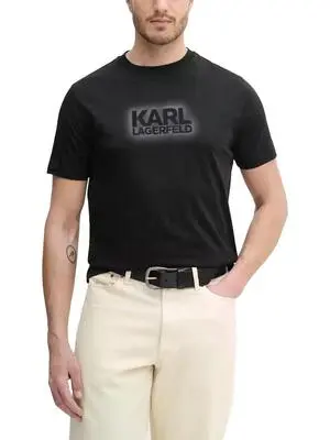 Karl Lagerfeld Logo-print T-shirt - Black