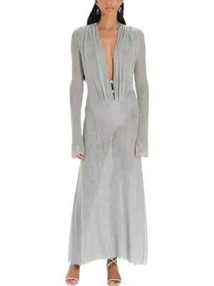 MANURI Suki Moon Maxi Dress - Grey