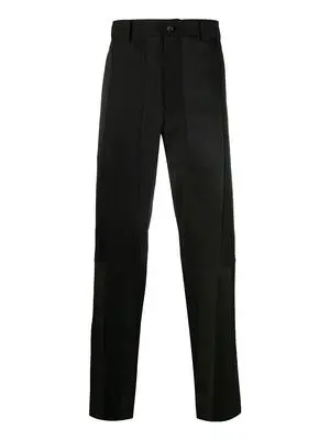 Comme Des Garçons Panelled Straight-leg Trousers - Black