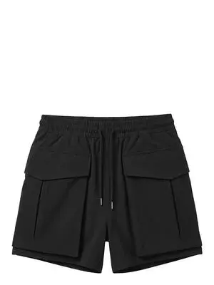 Dries Van Noten Loose Waist Rope Detail Shorts - Black