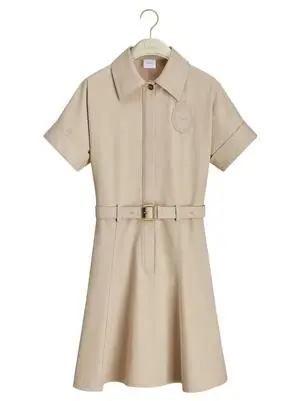 Dior Médaillon Belted Shirtdress - Beige