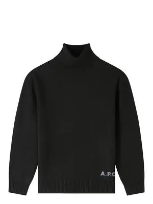A.p.c. Long-sleeved High-neck Jumper - Black