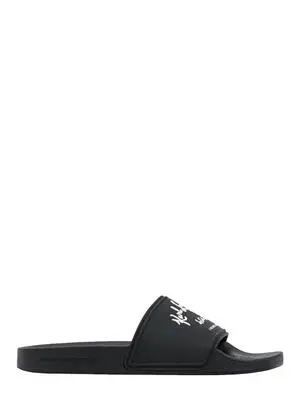 Karl Lagerfeld Logo Slides - Black