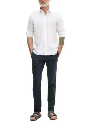 Karl Lagerfeld Navy Slim Fit Trousers - Blue