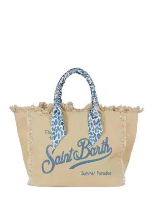 MC2 SAINT BARTH Vanity Foulard Shoulder Bag - Neutrals