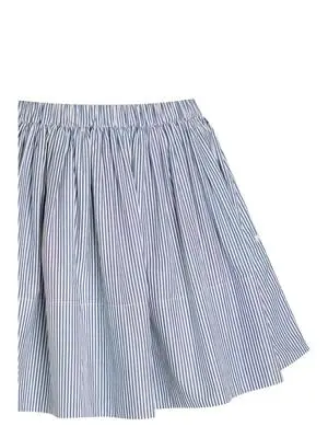 Suzie Kondi Striped Tiered Mini Skirt - Blue