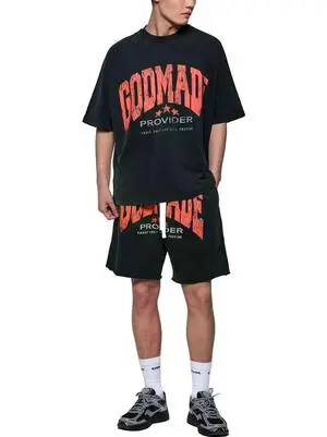 GODMADE Cotton T-shirt - Black