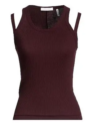 Helmut Lang Ribbed Jersey Tank Top - Red
