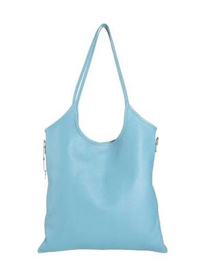 LAURA DI MAGGIO Calfskin Shoulder Bag - Azure