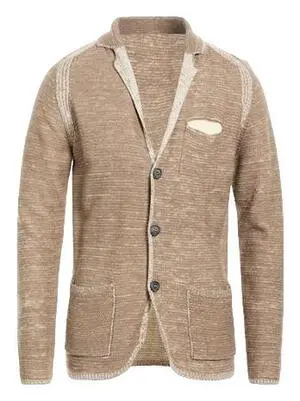 BERNA Mélange Knit Cardigan - Grey