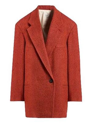 ALYSI Virgin Wool Blazer - Rust