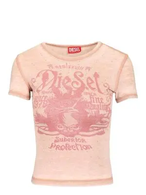 DIESEL® T-uncuties-long-aa3" Cotton Blend T-shirt - Multicolor