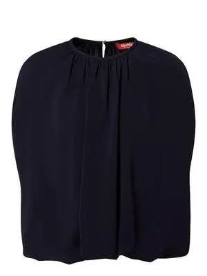 Max Mara Elegant Cady Top - Blue