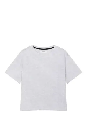 STUDIO TOMBOY Embroidered Back T-Shirt Grey