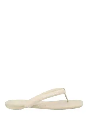 Alexander Wang Logo Print Flip Flops - Neutrals