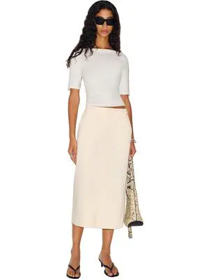REFORMATION Renee Skirt - Ivory