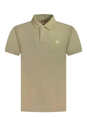 Timberland Logo-embroidered Short-sleeve Polo Shirt - Neutrals