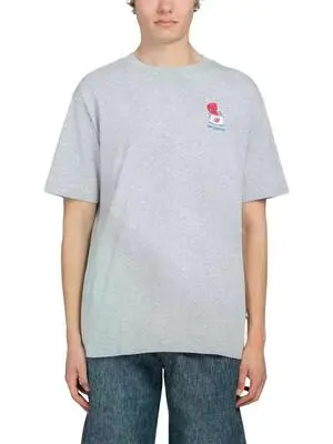 NEW BALANCE Lobster-print T-shirt - Grey