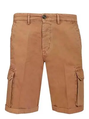 AL DUCA D’AOSTA 1902 Washed Cotton Cargo Shorts - Neutrals