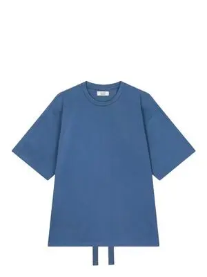 STUDIO TOMBOY Press-stud Strap T-shirt - Blue