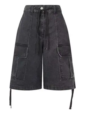 STUDIO TOMBOY Drawstring-hem Cargo Pants - Grey