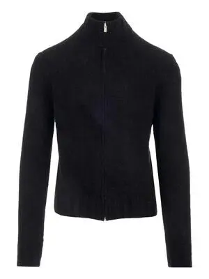 AL DUCA D’AOSTA 1902 Ribbed-trim Wool Cardigan - Black