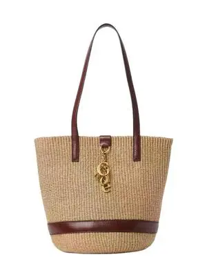 Chloé Logo Pendant Tote Bag - Neutrals
