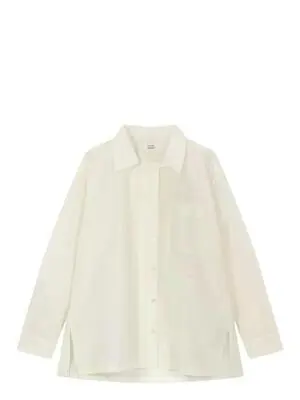 STUDIO TOMBOY Oversized Chest Pocket Shirt - Neutrals