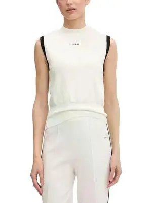 Guess Contrast Trim Tank Top - Neutrals