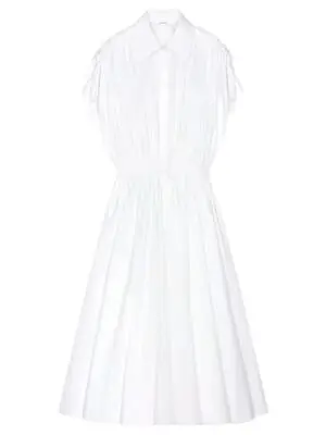 Givenchy Long Poplin Shirt Dress - White