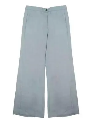NINE:INTHE:MORNING Light Wide-leg Trousers - Blue