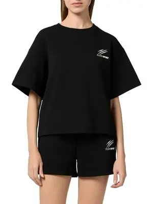 PLEIN SPORT Cotton T-shirt - Black