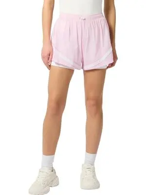 PLEIN SPORT Technical Fabric Jogging Shorts - Fuchsia