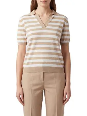 MC2 SAINT BARTH Mc2 Saint Barth Striped Polo Shirt