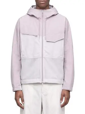 Y3 Zip-up Hooded Jacket - Beige