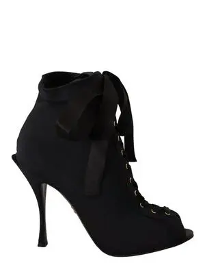 DOLCE & GABBANA Dolce & Gabbana Peep-Toe Heeled Sandals