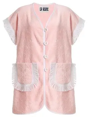 LA VESTE LA VESTE Waves Cotton Mini Dress