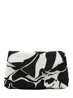 DRIES VAN NOTEN Dries Van Noten Printed Cotton-Blend Envelope Clutch