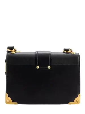 Prada Cahier Large Crossbody Bag - Black