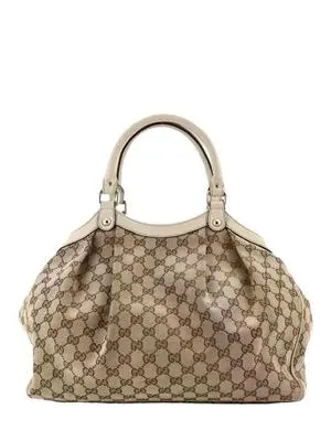 Gucci Sukey Gg Canvas Medium Tote Bag - Brown