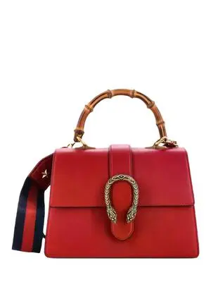 Gucci Dionysus Bamboo Top Handle Bag - Red