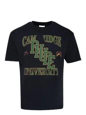 RHUDE Rhude "Vintage Black" University Graphic T-Shirt