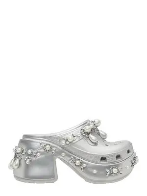 CROCS Simone Rocha X Siren Spiked Clog - Silver