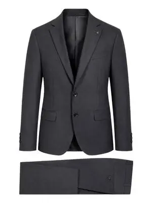 ETIEM TEXTIL S.L. Single-breasted Notched-lapel Suit - Grey