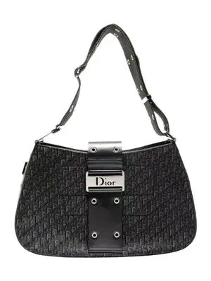 Dior Trotter Streetchic Shoulder Bag - Black