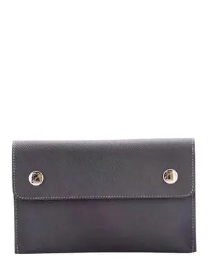 Hermès Double Snap Pochette Epsom Crossbody Bag - Grey